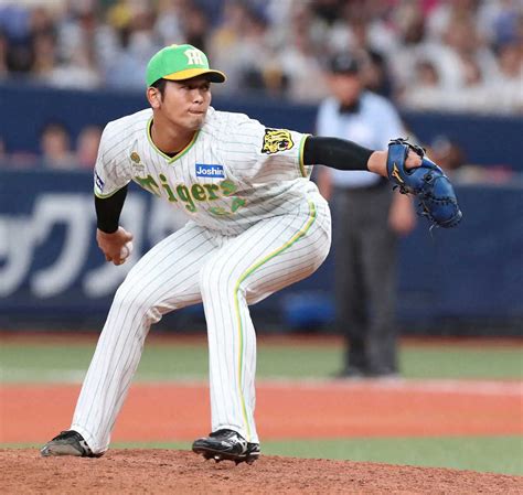 ＜神・ヤ＞8回に3番手で登板した岡留 （撮影・奥 調） スポニチ Sponichi Annex 野球