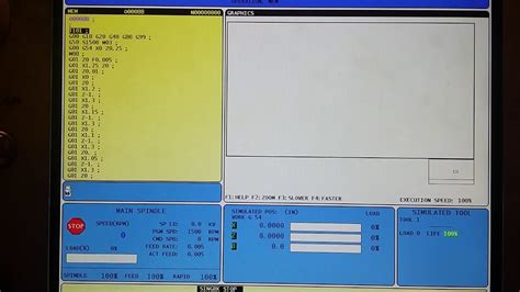 First CNC Lathe G Code Program YouTube