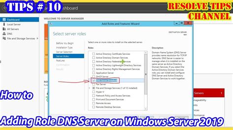 How To Add Role DNS And Configuration DNS On Windows Server Windows Server Active