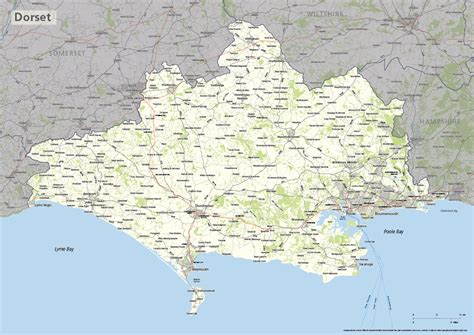 Dorset County Map Maproom