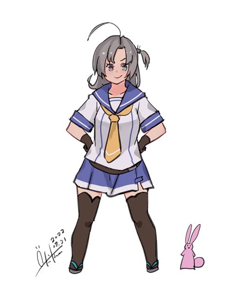 あき缶inica On Twitter 衣笠『衣笠さんにおまかせ！』 艦これ版深夜の真剣お絵描き60分一本勝負 艦これ版真剣お絵描き