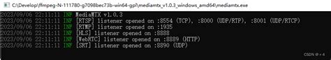 Ffmpegmediamtx 实现海康相机视频播放 Csdn博客
