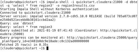 Impala Shell Commands And Interface Big Data And Sql