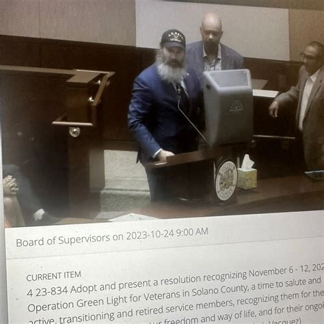 Makeshift Traveler Presented To Board Of Supervisors In Solano County