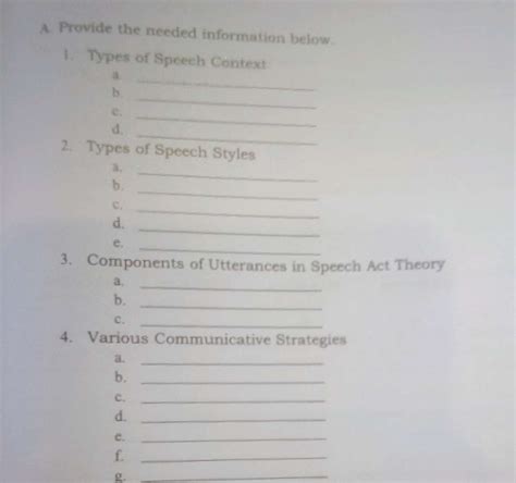 A Provide The Needed Information Below 1 StudyX