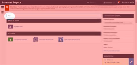 Como Cambiar La Version De Php De Su Hosting Con Internet Bogota