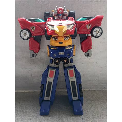 萬代 Bandai 美版 炎神戰隊 炎神王 炎神合體 戰隊機器人 蝦皮購物