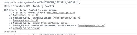 [error Failed To Read Bitmap] · Issue 10 · Jonathanpalma React Native Tesseract Ocr · Github