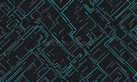 Digital Complex Abstract Pattern Intersecting Lines And Curves In
