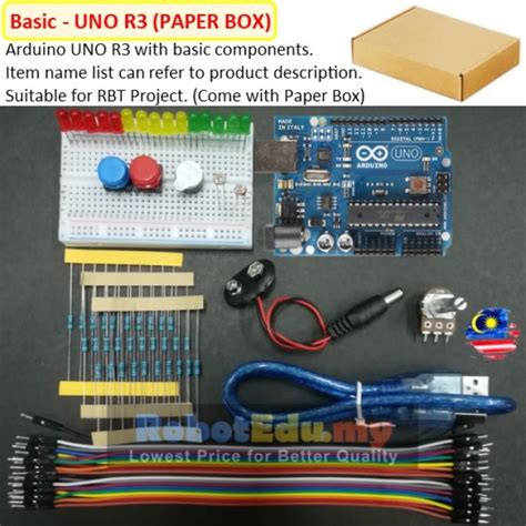 Arduino UNO R3 Mega 2560 RBT Babe Basic Advance Ultimate Pro Upgraded Beginner Sensor LED