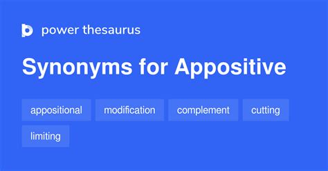 Appositive Synonyms 27 Similar Words And Phrases