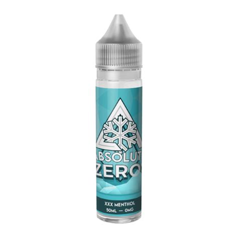 Absolute Zero XXX Menthol Shortfill E Liquid Ml VPZ Vape E Liquids Kits And Coils