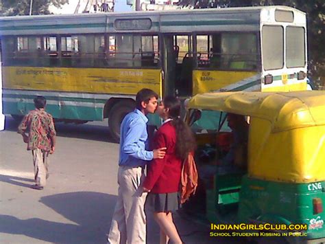 Indian School Students Kissing In Public Indian Girls Club