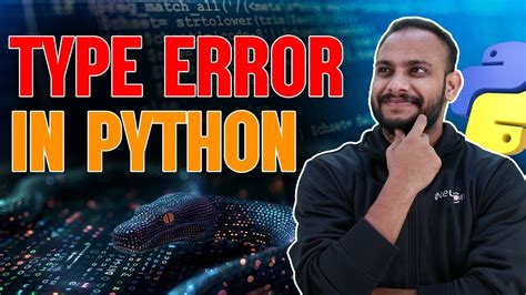 solve python type errors like a pro youtube