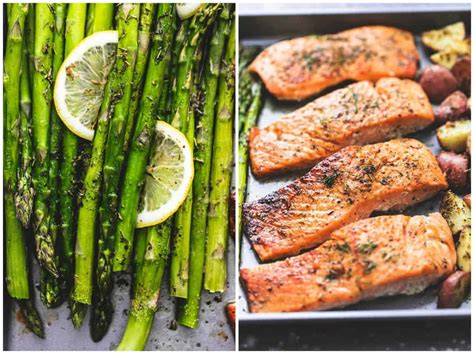 Sheet Pan Salmon And Asparagus With Potatoes Creme De La Crumb