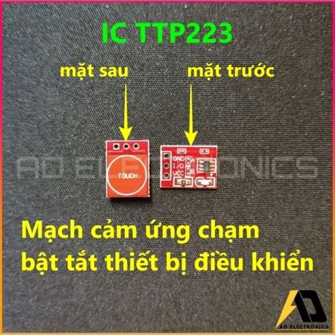 Mini Touch Sensor Capacitive Touch Circuit Touch Ttp223 32 5v Dc For