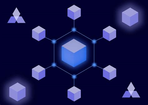 Abstract Blockchain Technology Background Stock Photo At Vecteezy