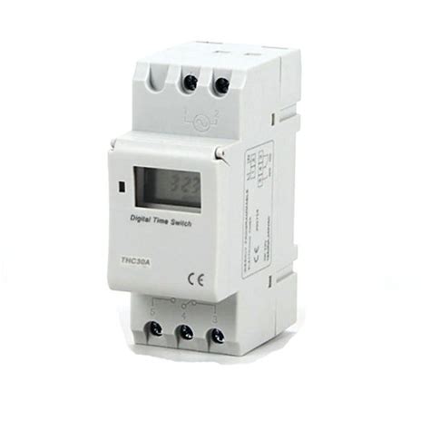 New Type Din Rail 2 Wire Weekly 7 Days Programmable Digital Time Switch Relay Timer Control Ac