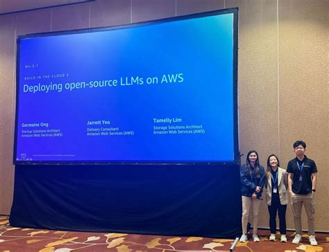 🚀 Aws Singapore Summit 2025 Deploying Open Source Llms On Aws At Aws Singapore Summit On 29