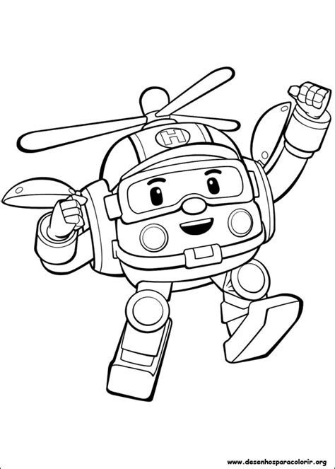 Robocar Poli Coloring Pages Books Free And Printable Kleurplaten
