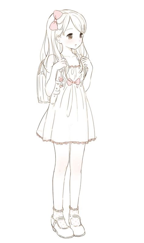 Anime Girl Body Drawing At Getdrawings Free Download