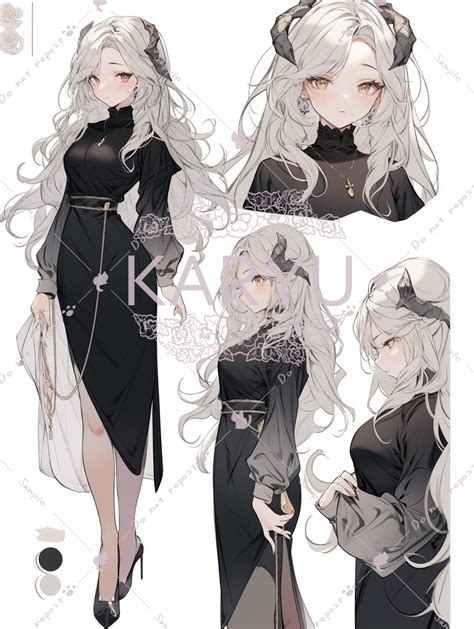 64 Reference Sheet Adoptable By Karyukizu On Deviantart