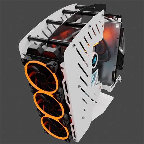 Корпус ATX Cryptone-Q, черно-белый купить — СRYPTONE