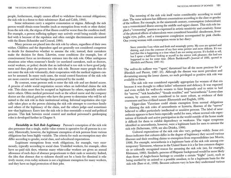 Chapter 6 The Social Meanings Of Sicknessclearscanpdf