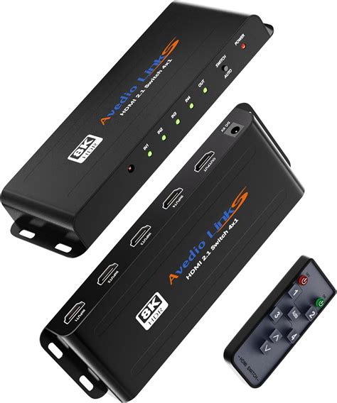 Amazon Com K HDMI Switch K Hz Avedio Links HDMI Switch In Out With Remote HDMI