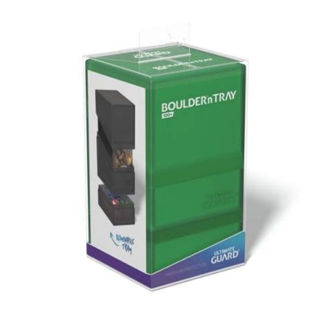 Porta Deck Boulderntray Deck Case 100 Emerald Ultimate Guard