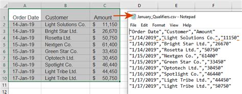 How To Export Excel Tables To Csv With Any Delimiter And Encoding User Guide Xltools