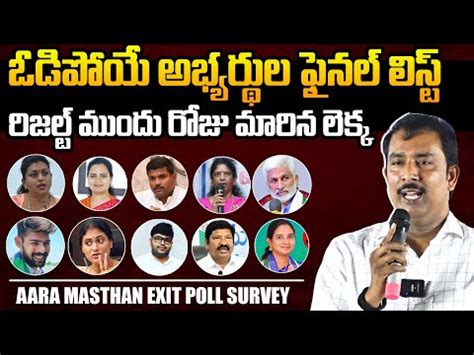 AARA Masthan Exit Poll Survey FINAL Winning List Live AP Elections 2024