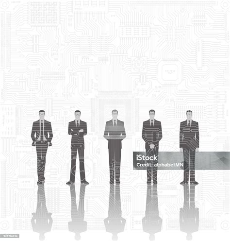보드와 회로의 이미지 일러스트 레이 션 및 비즈니스 남자 반도체에 대한 스톡 벡터 아트 및 기타 이미지 반도체 일본 남자
