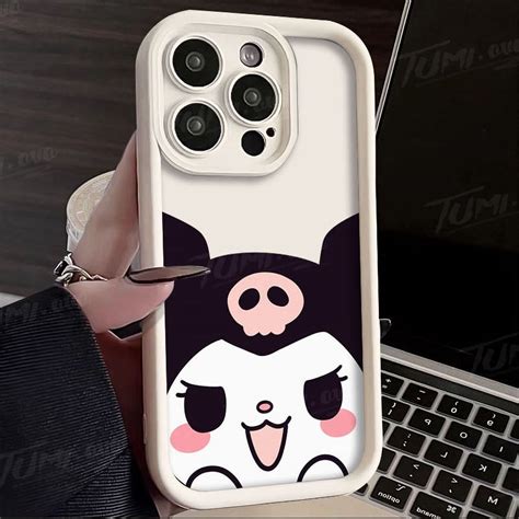 Cartoon Sanrio Cute Kuromi Phone Case For Iphone 14 15 Pro Max 13 12 11