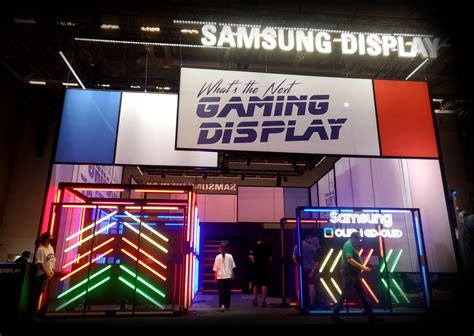 삼성디스플레이 게임스컴 2022에서 게이밍 스크린의 새로운 기준 Oled Qd Oled 선보인다