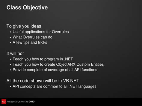 ppt practical examples of customizing autocad entity behavior