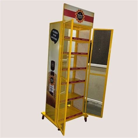 Movable Unit Mild Steel Bread Display Racks For Bread Packet For Shop