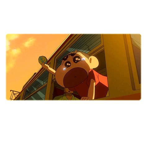 蜡笔小新鼠标垫超大小号可爱女ins风电脑游戏动漫电竞定制护腕 虎窝淘