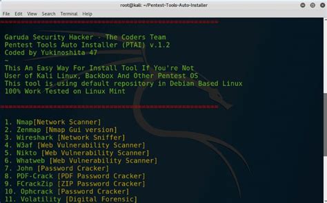 Automatic Pentest Tool Installer For Kali Linux Linux Best Hacking