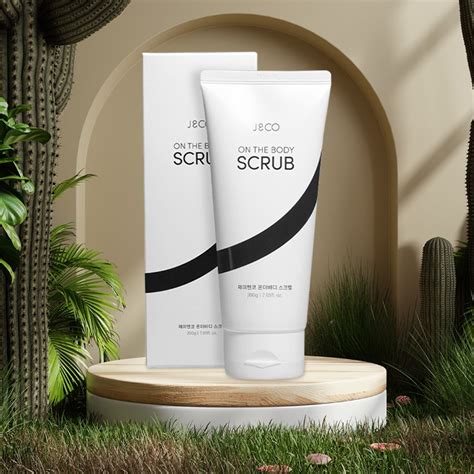 제이엔코 온더바디 스크럽 튜브형 200g 왁싱 케어 재료 왁스 전처리 각질제거