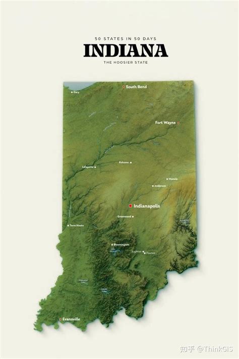 最美地形图分享：美国 50 个州地形图，美爆了 知乎