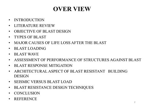 Blast Resistant Structures Pptx