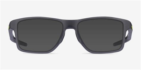 Oakley Chamfer Squared Rectangle Gray Frame Glasses For Men