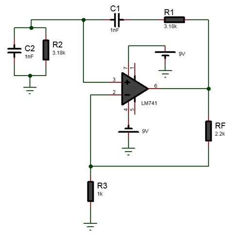 LM741 Wien Bridge Oscillator Design Ee Diary