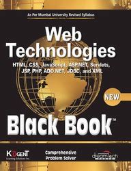 Buy Web Technologies Black Book Book Kogent Learning Solutions Inc