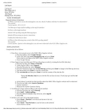 7 1 6 Secure A Switch TestOut Network Pro 2 25 24 12 49 PM Learning Platform CompTIA