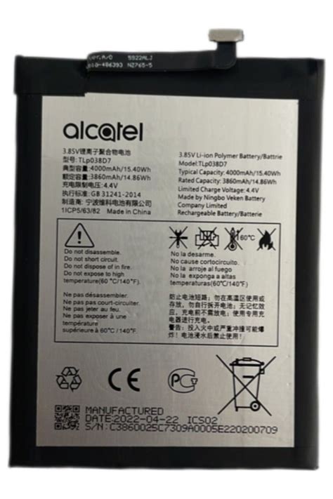 Genel Markalar Alcatel Tcl 10l Pil Batarya Tcl770h Tlp038d7 Fiyatı