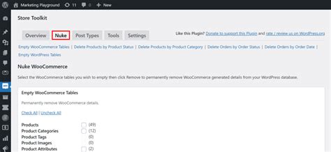 How To Use Store Toolkit To Nuke WooCommerce Data