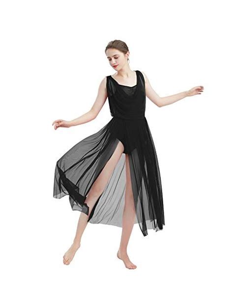 Buy Odasdo Women Lyrical Modern Contemporary Dance Costume Leotard V