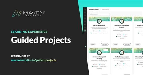 guided projects maven analytics